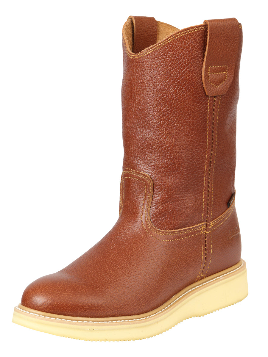Establo Men’s Work Boot Grizzly - Honey Oak – MexWest