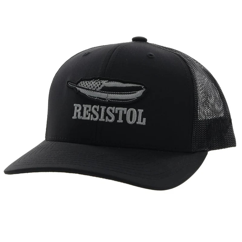 "Resistol" Hat Black with Feather Logo – MexWest