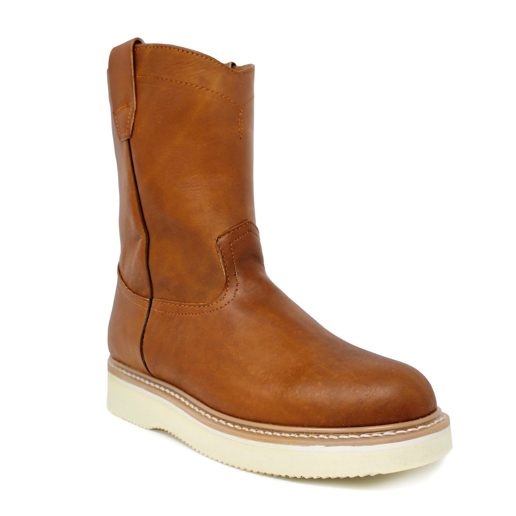 "Salinas" Men's Roper Work Boot - Honey – MexWest