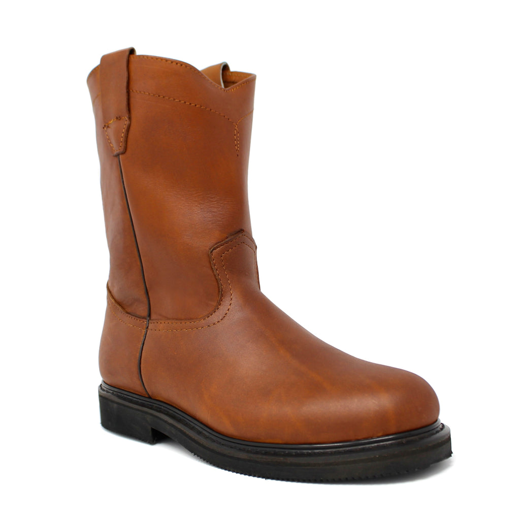 "Carolina" Men's Roper Work Boots - Honey – MexWest