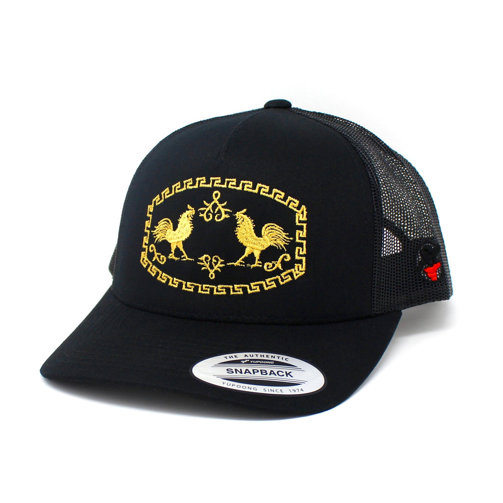 El Gallo Giro De Oro Embroidered Trucker Hat – MexWest