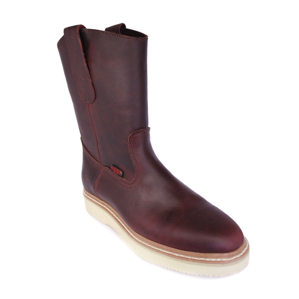 "Salinas" Men's Roper Work Boot - Burgundy – MexWest